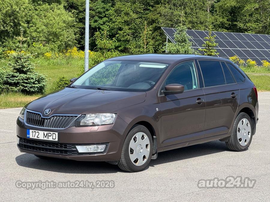 Brown Skoda Rapid 2015 in Tallinn, with an engine capacity of 1.20 L and mileage of 134 thousand km for 4999 €, photo 3 on AUTOMOTO.COM.LV