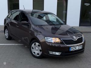 Brūns Skoda Rapid 2015 Viļņa, ar dzinēja tilpumu 1.20 L un nobraukumu 198 tūkst. km par 3500 €, foto  vietnē AUTOMOTO.COM.LV