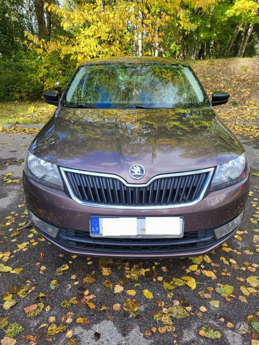 Brūns Skoda Rapid 2016 Viļņa, ar dzinēja tilpumu 1.60 L un nobraukumu 250 tūkst. km par 7500 €, foto 1 vietnē AUTOMOTO.COM.LV