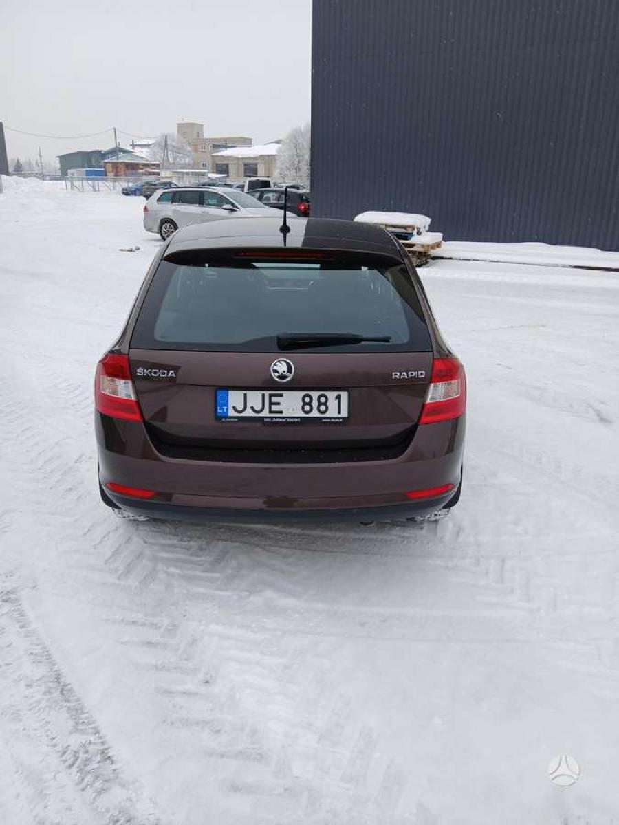 Brūns Skoda Rapid 2016 Kauņa, ar dzinēja tilpumu 1.20 L un nobraukumu 192 tūkst. km par 6200 €, foto 4 vietnē AUTOMOTO.COM.LV
