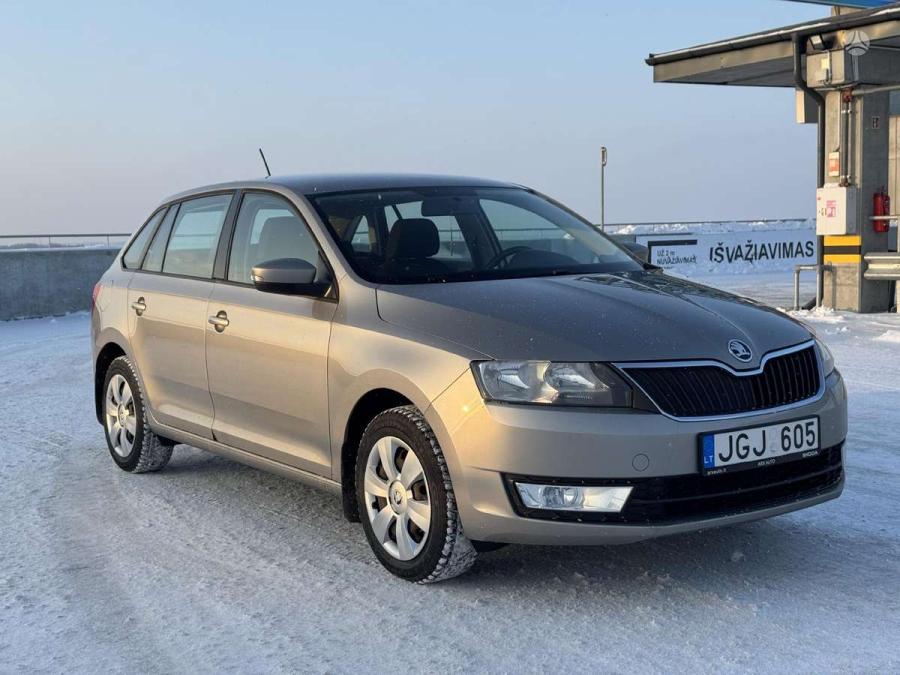 Brūns Skoda Rapid 2016 Viļņa, ar dzinēja tilpumu 1.20 L un nobraukumu 220 tūkst. km par 4900 €, foto 2 vietnē AUTOMOTO.COM.LV