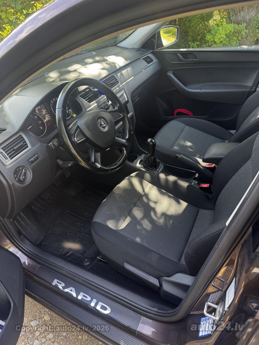 Brūns Skoda Rapid 2015 Tallina, ar dzinēja tilpumu 1.20 L un nobraukumu 103 tūkst. km par 6000 €, foto 6 vietnē AUTOMOTO.COM.LV