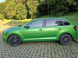 Green Skoda Rapid 2018 in Vilnius, with an engine capacity of 1.00 L and mileage of 143 thousand km for 7700 €, photo 3 on AUTOMOTO.COM.LV