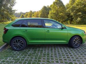 Green Skoda Rapid 2018 in Vilnius, with an engine capacity of 1.00 L and mileage of 143 thousand km for 7700 €, photo 9 on AUTOMOTO.COM.LV