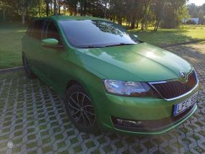 Green Skoda Rapid 2018 in Vilnius, with an engine capacity of 1.00 L and mileage of 143 thousand km for 7700 €, photo 10 on AUTOMOTO.COM.LV