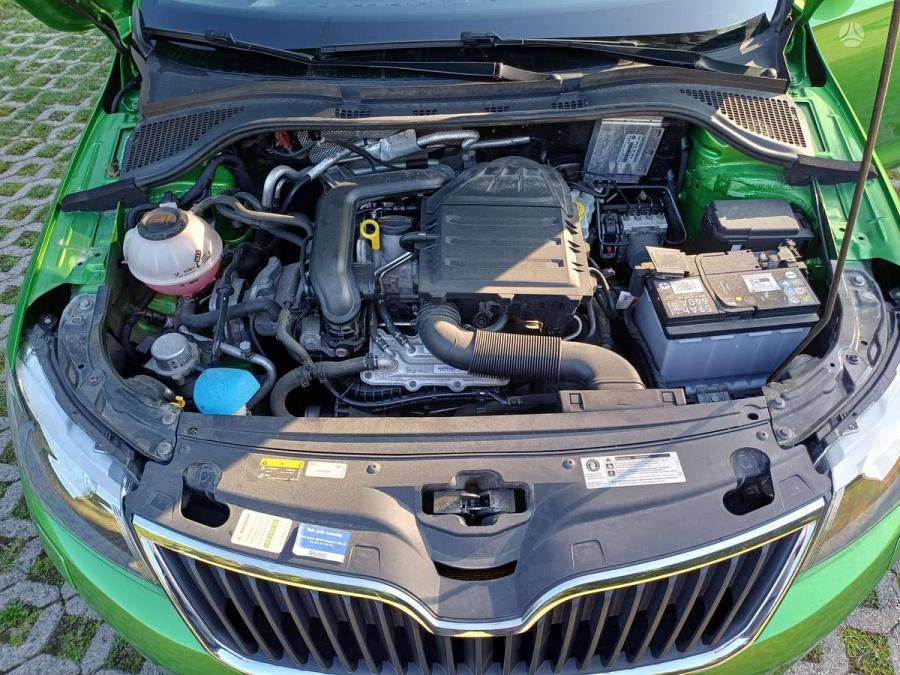 Green Skoda Rapid 2018 in Vilnius, with an engine capacity of 1.00 L and mileage of 143 thousand km for 7700 €, photo 14 on AUTOMOTO.COM.LV