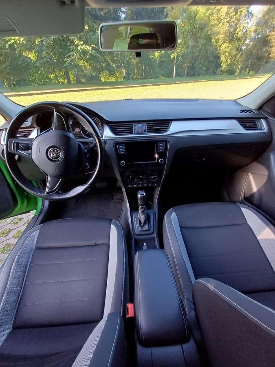 Green Skoda Rapid 2018 in Vilnius, with an engine capacity of 1.00 L and mileage of 143 thousand km for 7700 €, photo 15 on AUTOMOTO.COM.LV