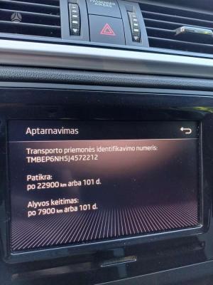 Green Skoda Rapid 2018 in Vilnius, with an engine capacity of 1.00 L and mileage of 143 thousand km for 7700 €, photo 20 on AUTOMOTO.COM.LV