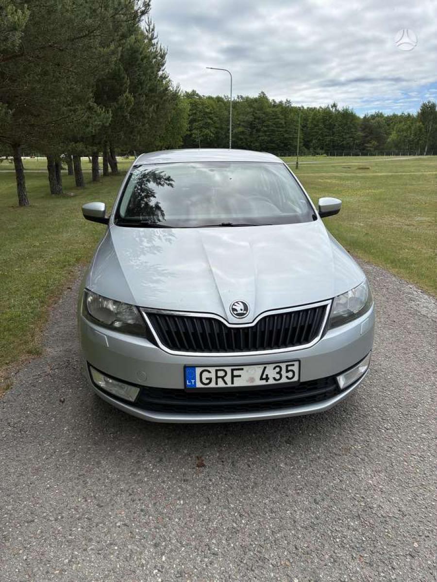 Pelēks Skoda Rapid 2013 Šauļi, ar dzinēja tilpumu 1.60 L un nobraukumu 205 tūkst. km par 4500 €, foto 1 vietnē AUTOMOTO.COM.LV