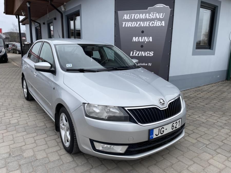 Pelēks Skoda Rapid 2013 Rīga, ar dzinēja tilpumu 1.60 L un nobraukumu 274 tūkst. km par 4450 €, foto 4 vietnē AUTOMOTO.COM.LV