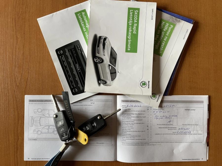 Pelēks Skoda Rapid 2013 Rīga, ar dzinēja tilpumu 1.60 L un nobraukumu 274 tūkst. km par 4450 €, foto 9 vietnē AUTOMOTO.COM.LV