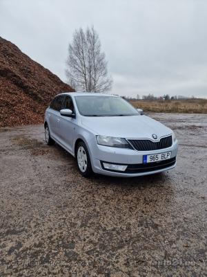 Grey Skoda Rapid 2014 in Tallinn, with an engine capacity of 1.20 L and mileage of 253 thousand km for 2700 €, photo 3 on AUTOMOTO.COM.LV