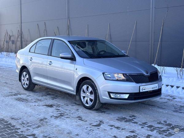 Pelēks Skoda Rapid 2014 Viļņa, ar dzinēja tilpumu 1.60 L un nobraukumu 183 tūkst. km par 4600 €, foto 2 vietnē AUTOMOTO.COM.LV