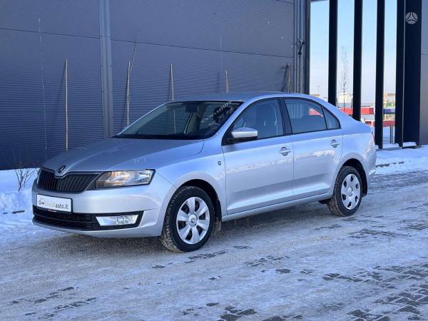 Pelēks Skoda Rapid 2014 Viļņa, ar dzinēja tilpumu 1.60 L un nobraukumu 183 tūkst. km par 4600 €, foto 7 vietnē AUTOMOTO.COM.LV