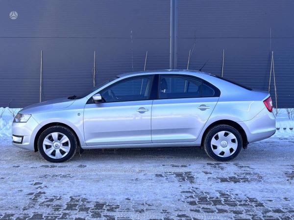 Pelēks Skoda Rapid 2014 Viļņa, ar dzinēja tilpumu 1.60 L un nobraukumu 183 tūkst. km par 4600 €, foto 8 vietnē AUTOMOTO.COM.LV