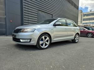 Grey Skoda Rapid 2014 in Kaunas, with an engine capacity of 1.60 L and mileage of 358 thousand km for 4700 €, photo 3 on AUTOMOTO.COM.LV
