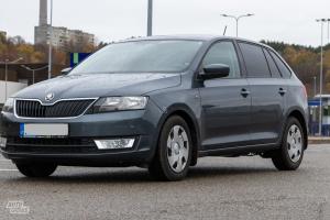 Grey Skoda Rapid 2014 in Vilnius, with an engine capacity of 1.60 L and mileage of 158 thousand km for 4900 €, photo 3 on AUTOMOTO.COM.LV