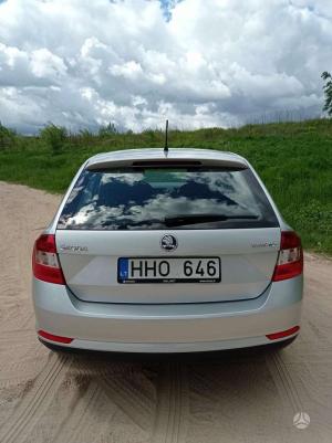 Grey Skoda Rapid 2014 in Vilnius, with an engine capacity of 1.20 L and mileage of 134 thousand km for 3950 €, photo 9 on AUTOMOTO.COM.LV
