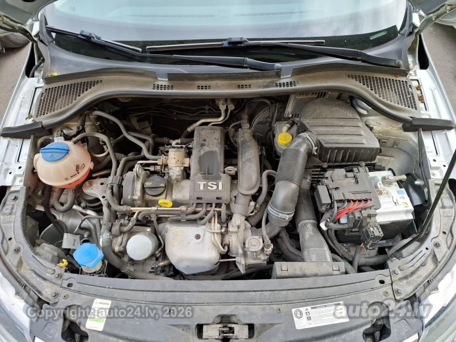 Grey Skoda Rapid 2015 in Tallinn, with an engine capacity of 1.20 L and mileage of 186 thousand km for 5600 €, photo 19 on AUTOMOTO.COM.LV