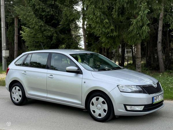 Pelēks Skoda Rapid 2015 Mažeikiai, ar dzinēja tilpumu 1.60 L un nobraukumu 166 tūkst. km par 3800 €, foto 3 vietnē AUTOMOTO.COM.LV