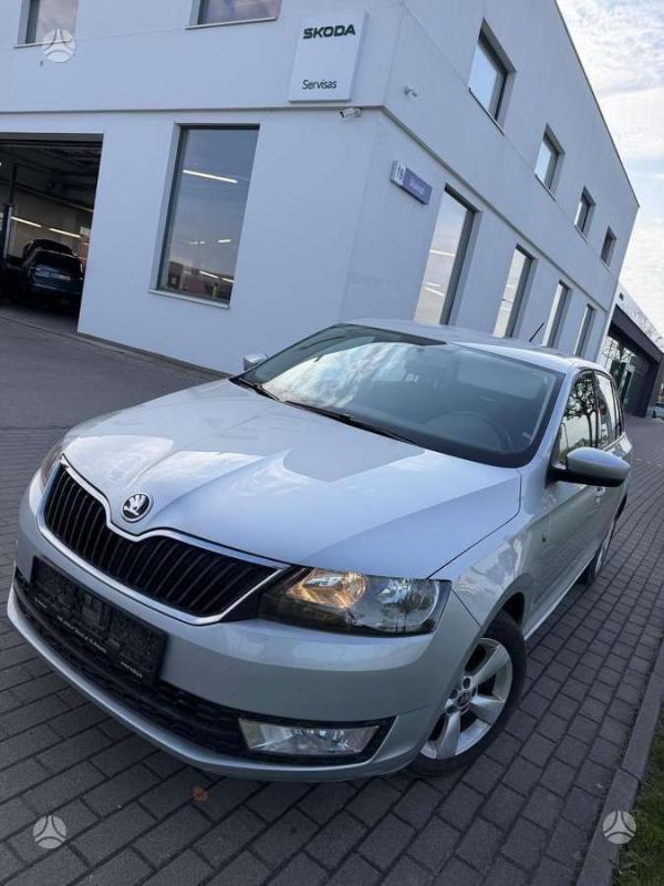 Pelēks Skoda Rapid 2015 Klaipėda, ar dzinēja tilpumu 1.60 L un nobraukumu 172 tūkst. km par 4999 €, foto 1 vietnē AUTOMOTO.COM.LV