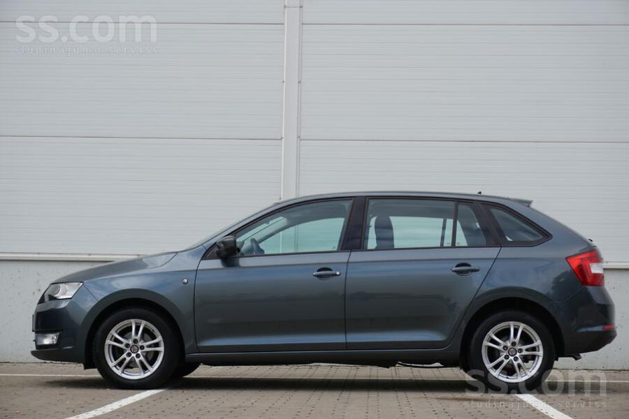 Grey Skoda Rapid 2015 in Riga, with an engine capacity of 1.20 L and mileage of 178 thousand km for 4970 €, photo 6 on AUTOMOTO.COM.LV