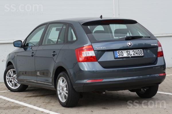 Grey Skoda Rapid 2015 in Riga, with an engine capacity of 1.20 L and mileage of 178 thousand km for 4970 €, photo 9 on AUTOMOTO.COM.LV