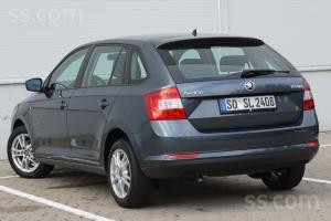 Grey Skoda Rapid 2015 in Riga, with an engine capacity of 1.20 L and mileage of 178 thousand km for 4970 €, photo 9 on AUTOMOTO.COM.LV