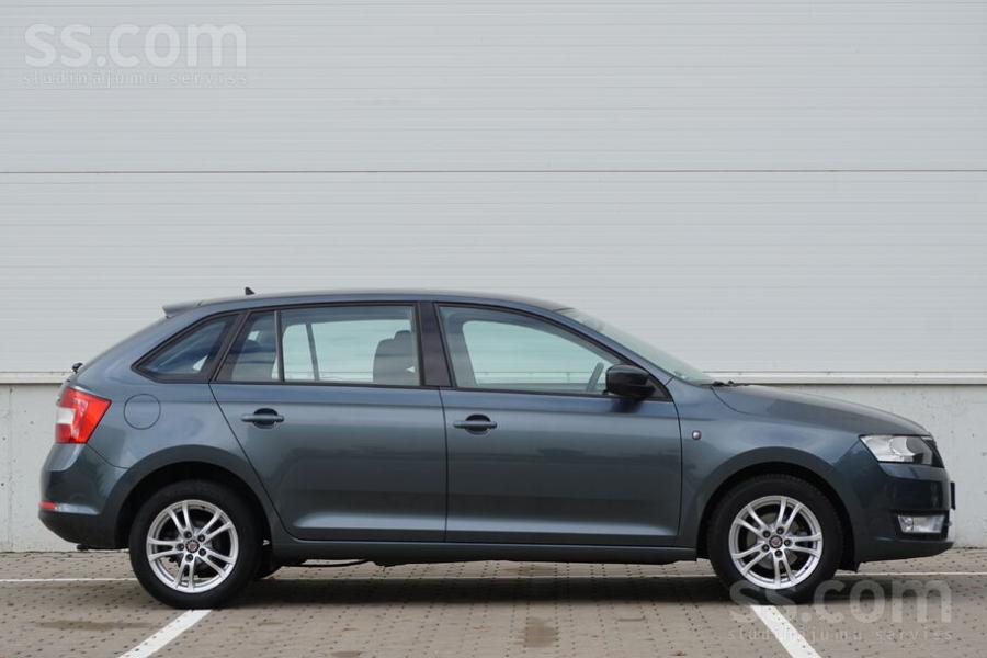 Grey Skoda Rapid 2015 in Riga, with an engine capacity of 1.20 L and mileage of 178 thousand km for 4970 €, photo 12 on AUTOMOTO.COM.LV
