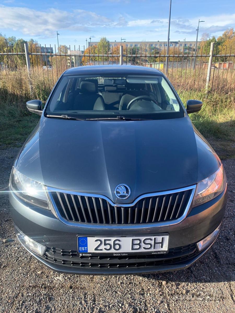 Grey Skoda Rapid 2016 in Tallinn, with an engine capacity of 1.20 L and mileage of 154 thousand km for 5500 €, photo 1 on AUTOMOTO.COM.LV