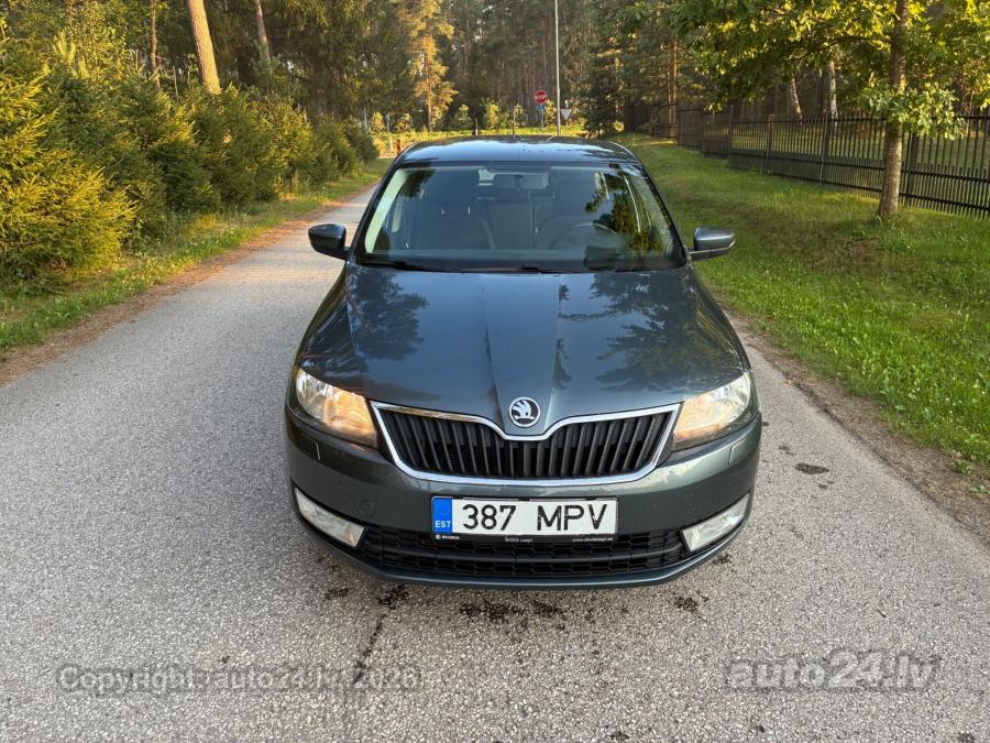 Grey Skoda Rapid 2016 in Tartu, with an engine capacity of 1.20 L and mileage of 124 thousand km for 5999 €, photo 4 on AUTOMOTO.COM.LV