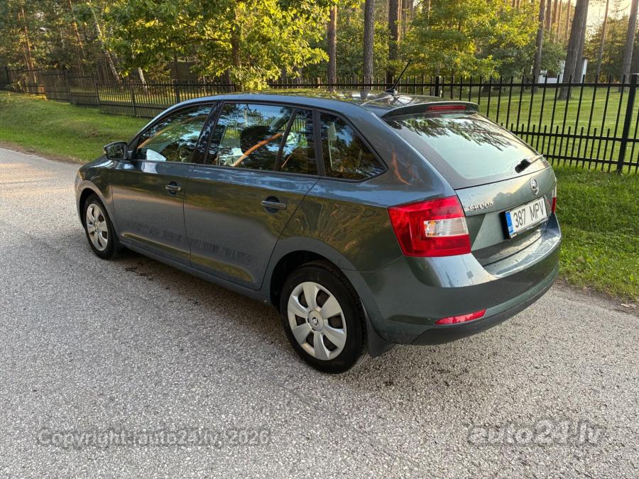 Grey Skoda Rapid 2016 in Tartu, with an engine capacity of 1.20 L and mileage of 124 thousand km for 5999 €, photo 5 on AUTOMOTO.COM.LV