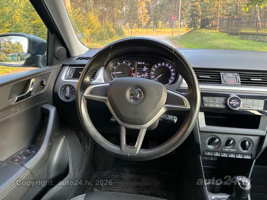 Grey Skoda Rapid 2016 in Tartu, with an engine capacity of 1.20 L and mileage of 124 thousand km for 5999 €, photo 8 on AUTOMOTO.COM.LV
