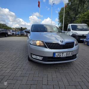Pelēks Skoda Rapid 2016 Viļņa, ar dzinēja tilpumu 1.20 L un nobraukumu 270 tūkst. km par 2900 €, foto  vietnē AUTOMOTO.COM.LV