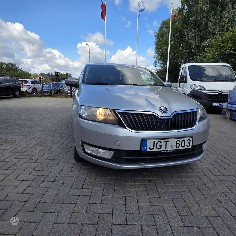 Pelēks Skoda Rapid 2016 Viļņa, ar dzinēja tilpumu 1.20 L un nobraukumu 270 tūkst. km par 2900 €, foto 1 vietnē AUTOMOTO.COM.LV