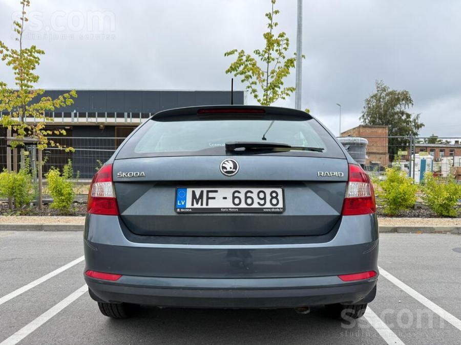 Pelēks Skoda Rapid 2016 Rīga, ar dzinēja tilpumu 1.60 L un nobraukumu 172 tūkst. km par 6000 €, foto 5 vietnē AUTOMOTO.COM.LV