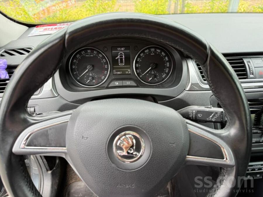 Pelēks Skoda Rapid 2016 Rīga, ar dzinēja tilpumu 1.60 L un nobraukumu 172 tūkst. km par 6000 €, foto 6 vietnē AUTOMOTO.COM.LV