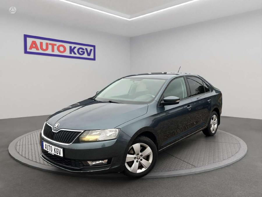 Pelēks Skoda Rapid 2017 Kauņa, ar dzinēja tilpumu 1.60 L un nobraukumu 220 tūkst. km par 6399 €, foto 1 vietnē AUTOMOTO.COM.LV