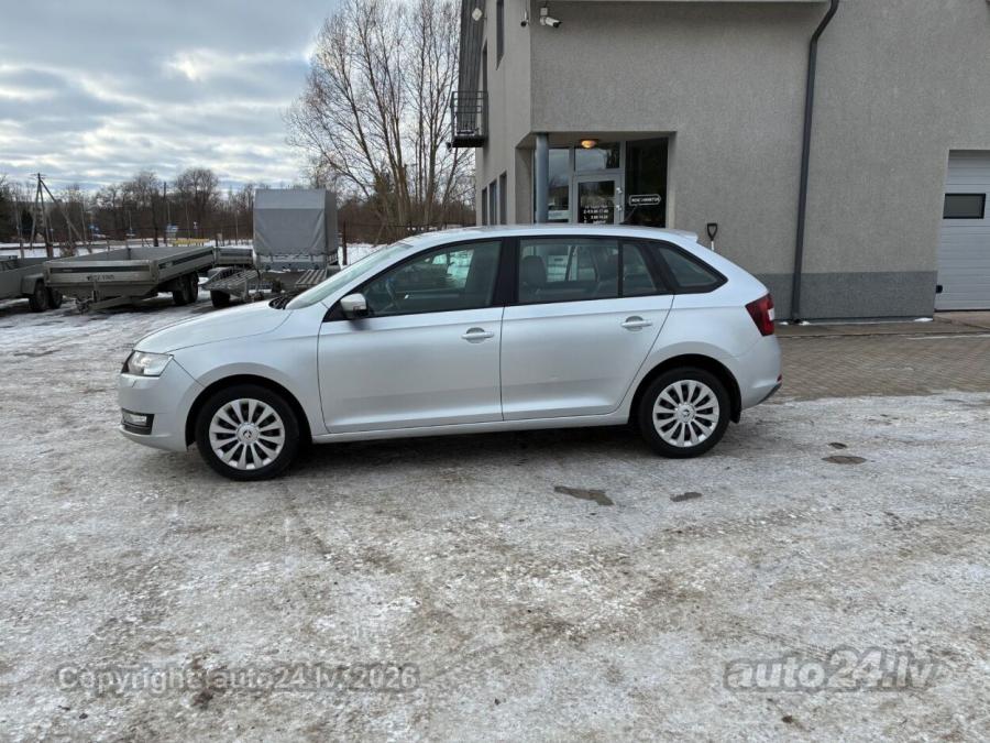 Grey Skoda Rapid 2017 in Parnu, with an engine capacity of 1.40 L and mileage of 0 thousand km for 4850 €, photo 8 on AUTOMOTO.COM.LV