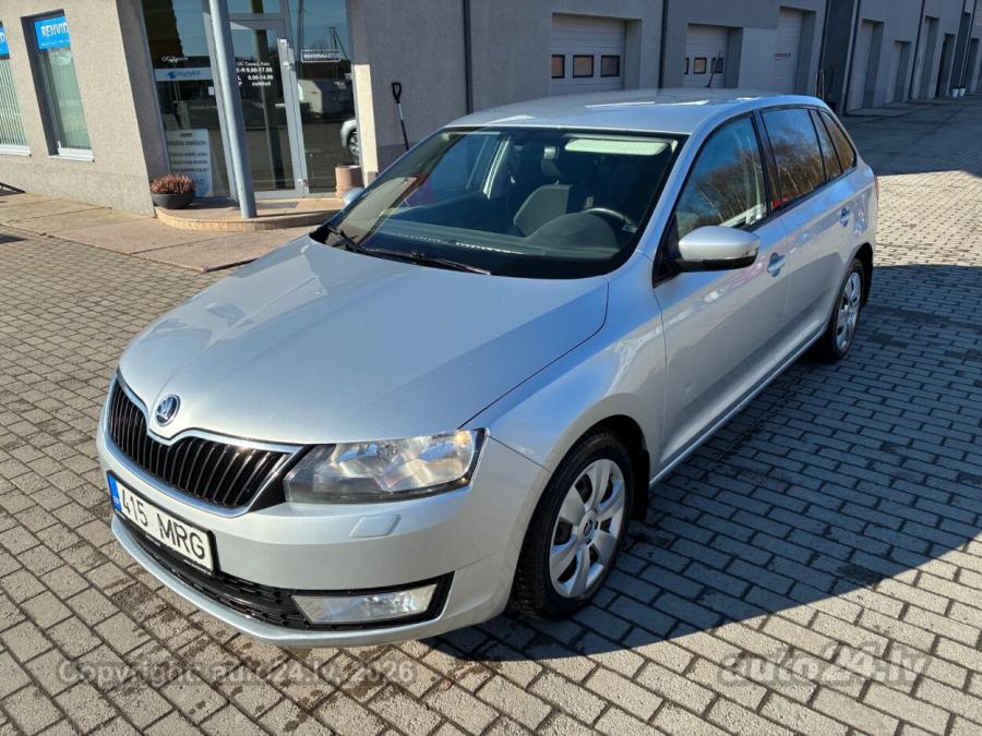 Grey Skoda Rapid 2017 in Parnu, with an engine capacity of 1.40 L and mileage of 240 thousand km for 3950 €, photo 1 on AUTOMOTO.COM.LV