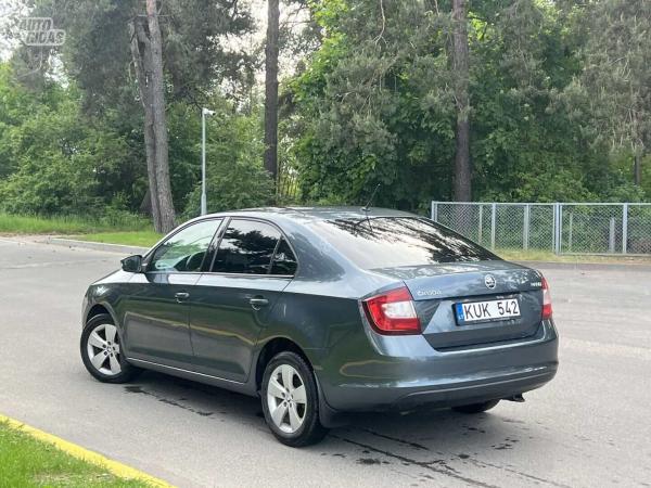Grey Skoda Rapid 2017 in Vilnius, with an engine capacity of 1.60 L and mileage of 223 thousand km for 4980 €, photo 2 on AUTOMOTO.COM.LV