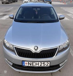 Grey Skoda Rapid 2017 in Vilnius, with an engine capacity of 1.20 L and mileage of 151 thousand km for 6200 €, photo  on AUTOMOTO.COM.LV