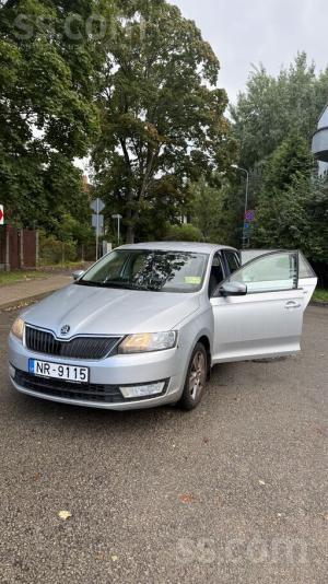 Grey Skoda Rapid 2017 in Riga, with an engine capacity of 1.40 L and mileage of 221 thousand km for 4000 €, photo 6 on AUTOMOTO.COM.LV