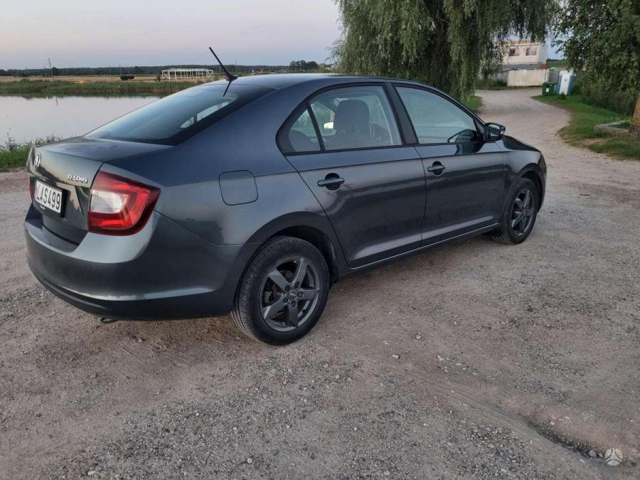 Grey Skoda Rapid 2019 in Kaunas, with an engine capacity of 1.00 L and mileage of 121 thousand km for 6500 €, photo 19 on AUTOMOTO.COM.LV