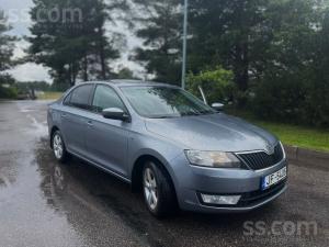Pelēks Skoda Rapid 2013 Cēsis, ar dzinēja tilpumu 1.60 L un nobraukumu 278 tūkst. km par 4000 €, foto  vietnē AUTOMOTO.COM.LV