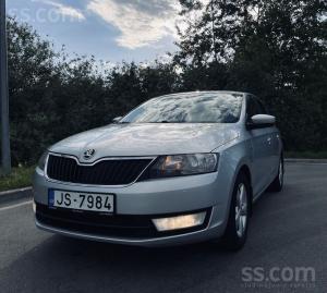 Grey Skoda Rapid 2014 in Riga, with an engine capacity of 1.60 L and mileage of 350 thousand km for 3200 €, photo  on AUTOMOTO.COM.LV