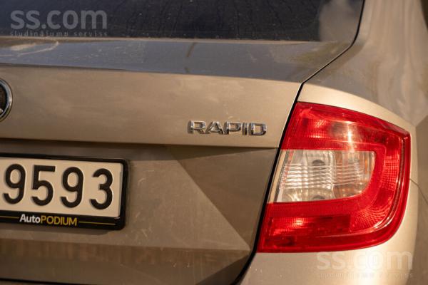 Pelēks Skoda Rapid 2015 Rīga, ar dzinēja tilpumu 1.40 L un nobraukumu 183 tūkst. km par 6650 €, foto 6 vietnē AUTOMOTO.COM.LV