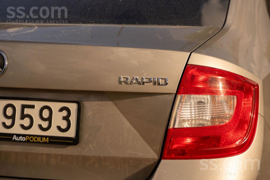 Pelēks Skoda Rapid 2015 Rīga, ar dzinēja tilpumu 1.40 L un nobraukumu 183 tūkst. km par 6650 €, foto 7 vietnē AUTOMOTO.COM.LV