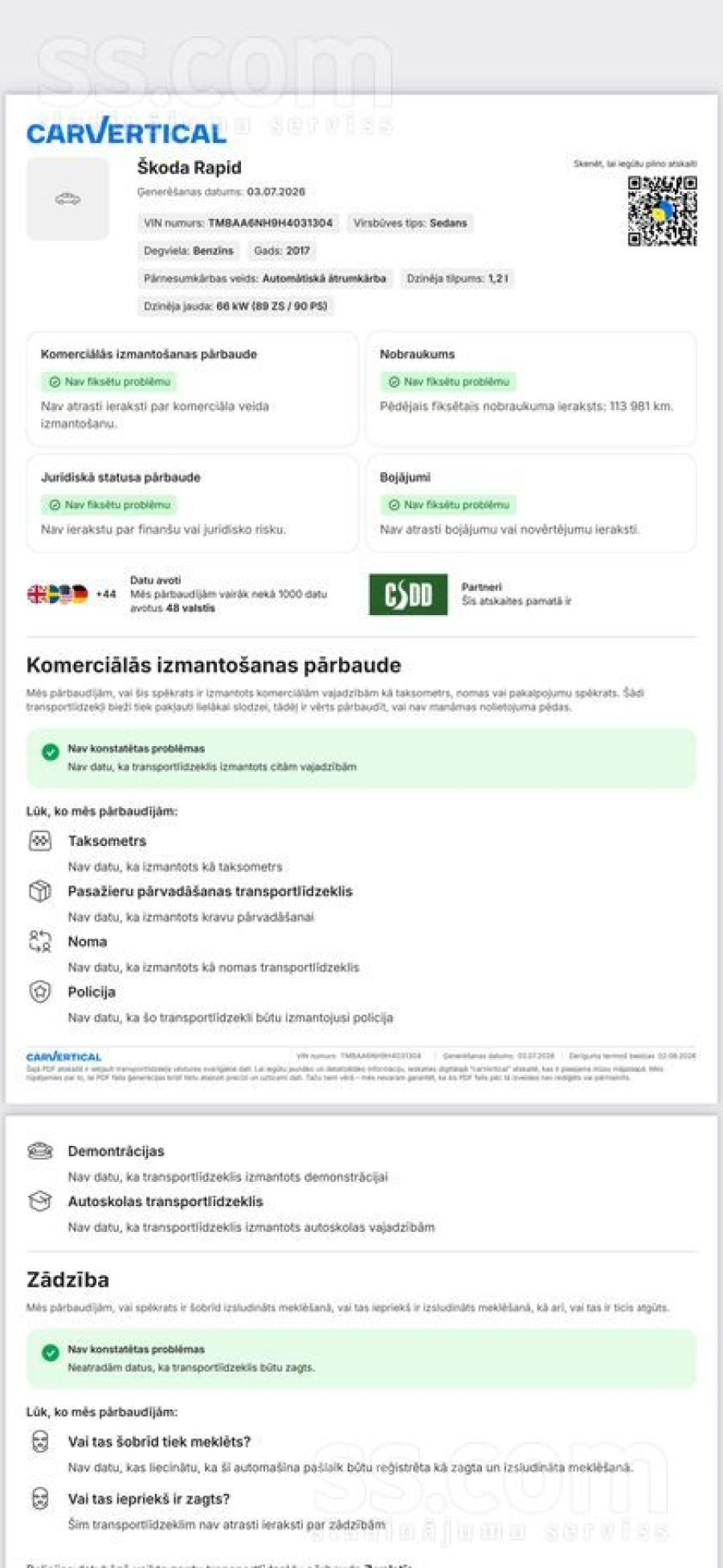 Pelēks Skoda Rapid 2017 Jelgava, ar dzinēja tilpumu 1.20 L un nobraukumu 0 tūkst. km par 8300 €, foto 18 vietnē AUTOMOTO.COM.LV