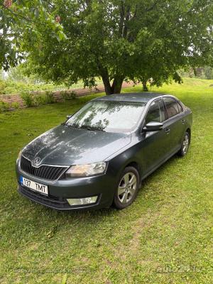 Grey Skoda Rapid 2017 in Tallinn, with an engine capacity of 1.20 L and mileage of 52 thousand km for 6250 €, photo  on AUTOMOTO.COM.LV